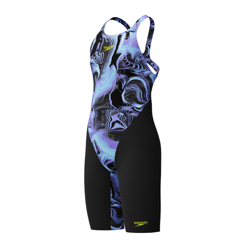 Speedo Girls Fastskin Endurance+ Max Kneeskin Lucent Glow/Black