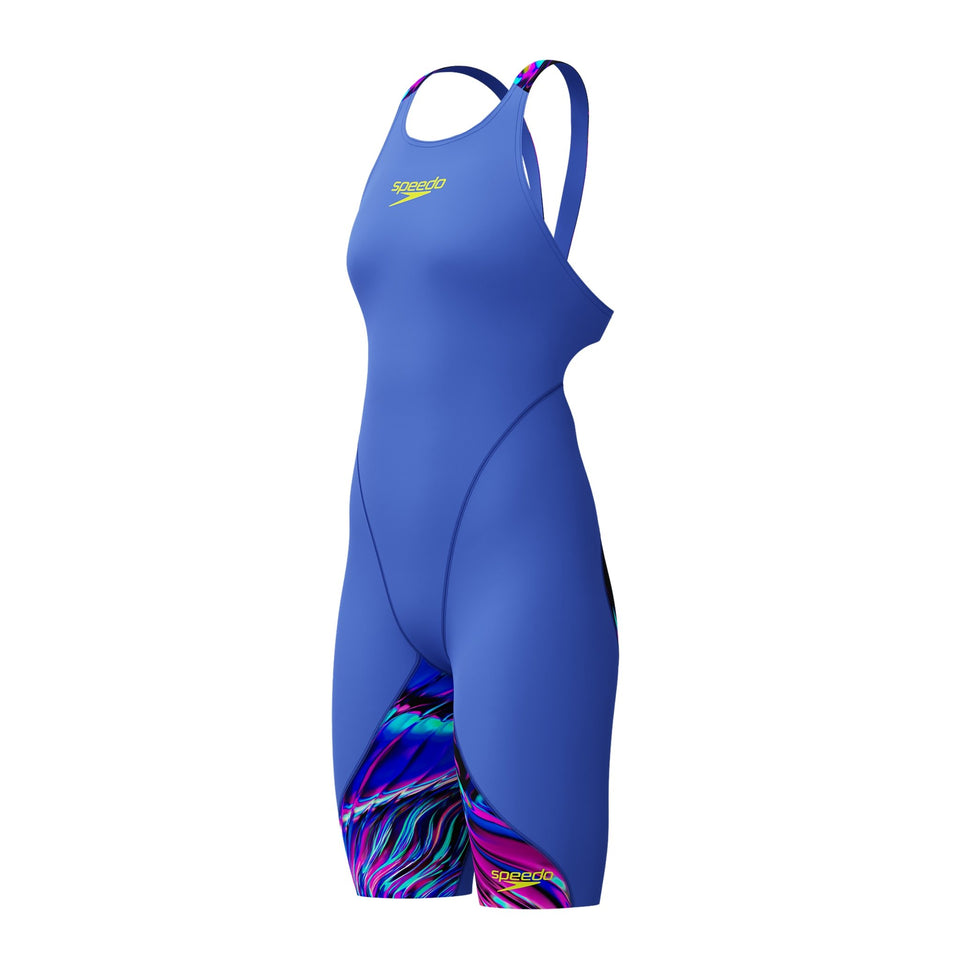 Speedo Girls Fastskin LZR Ignite Kneeskin Dark Shine / Cobalt