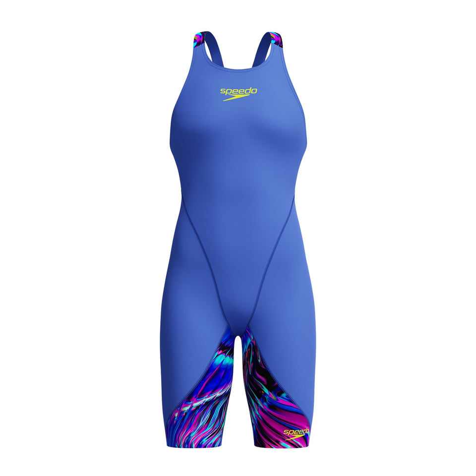 Speedo Girls Fastskin LZR Ignite Kneeskin Dark Shine / Cobalt